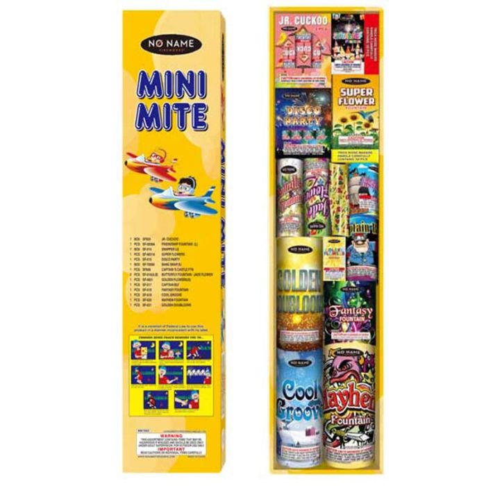 Mini Mite Fireworks Assortment by No Name Fireworks