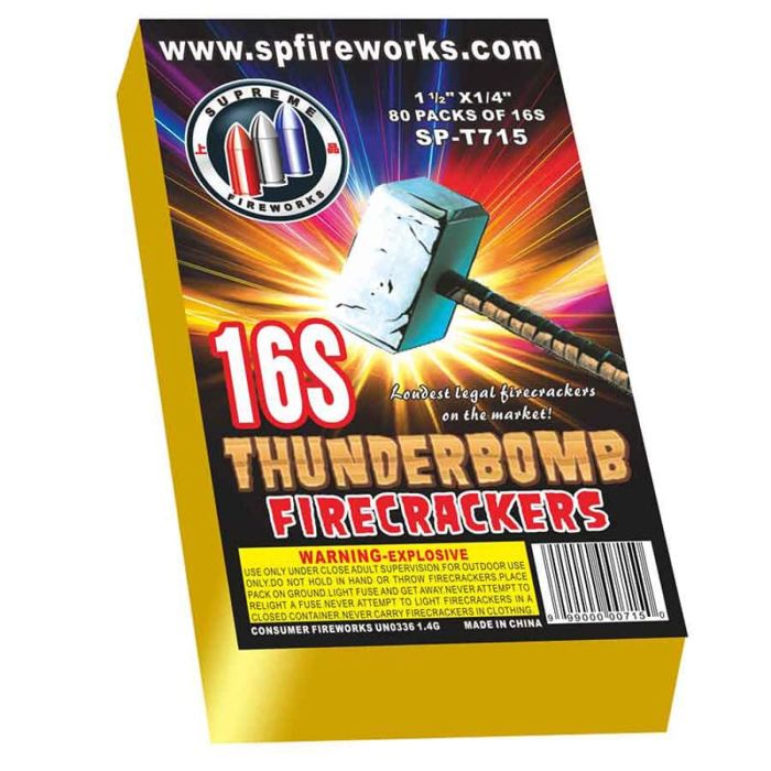 Thunderbomb Cracker 12/80/16 by Supreme Fireworks